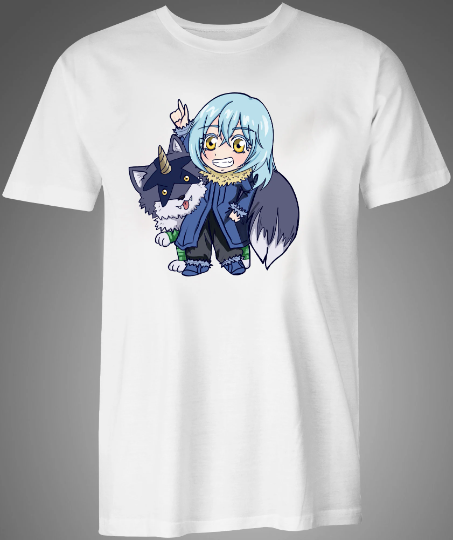 rimuru with wolf | Panda Prints